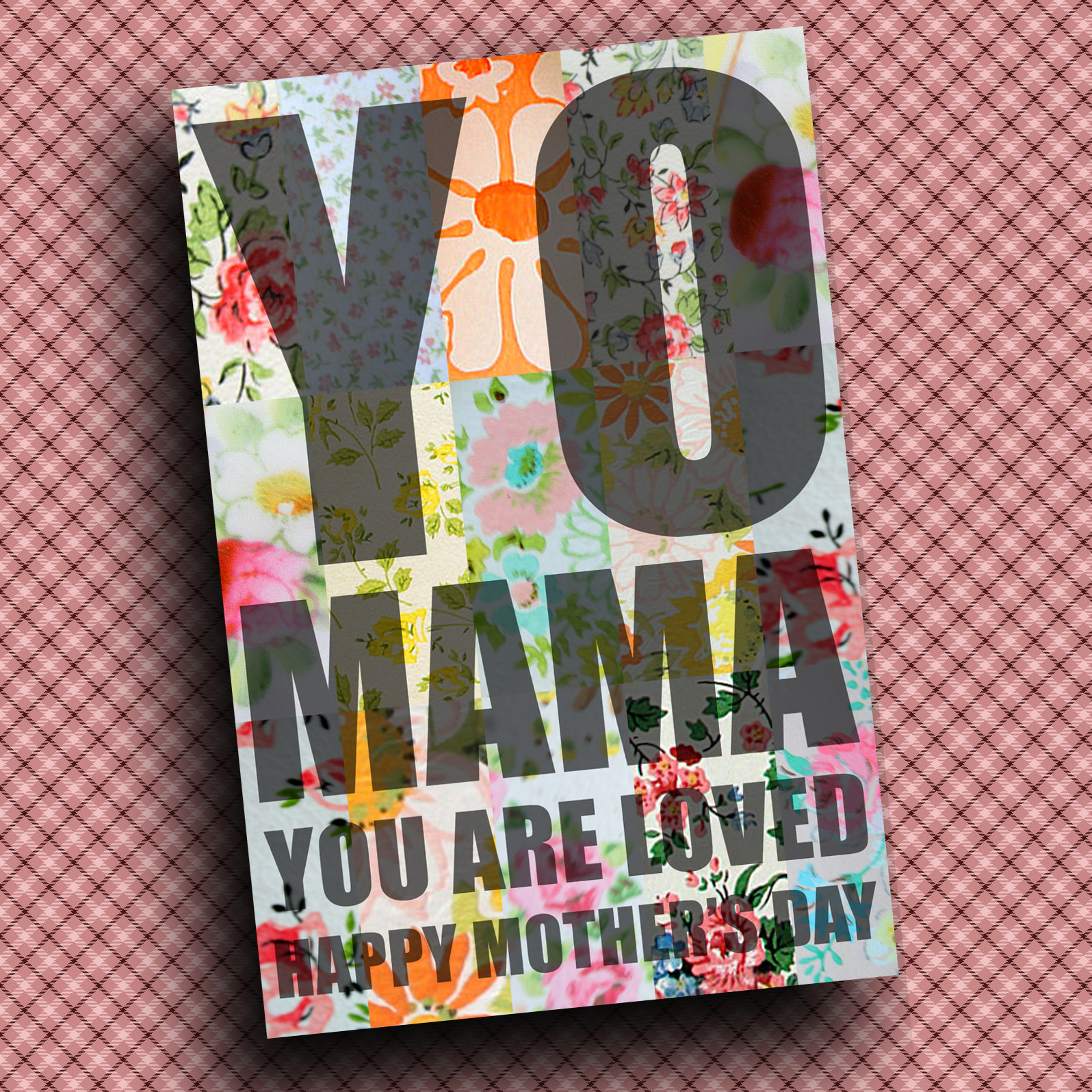 DIY Printable Mother's Day Card-'YO MAMA'