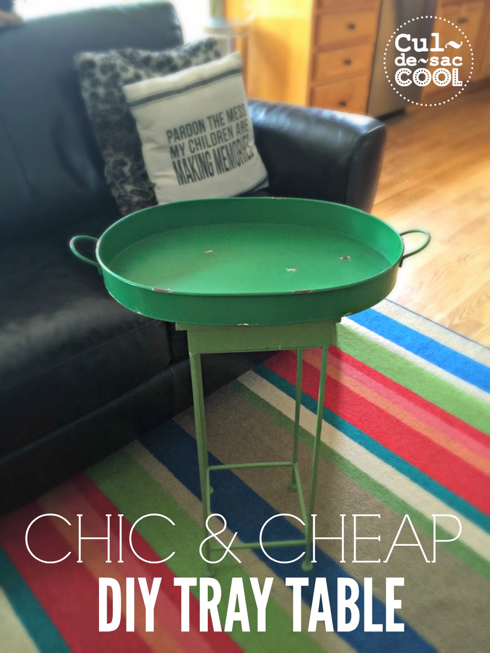 Chic & Cheap DIY Tray Table