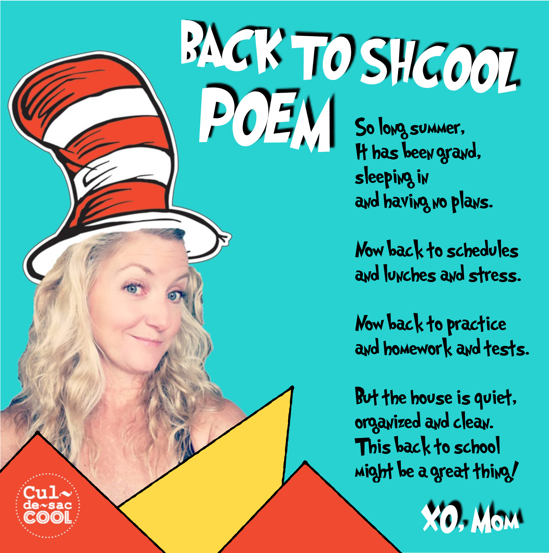 Back to School Poem by Mom