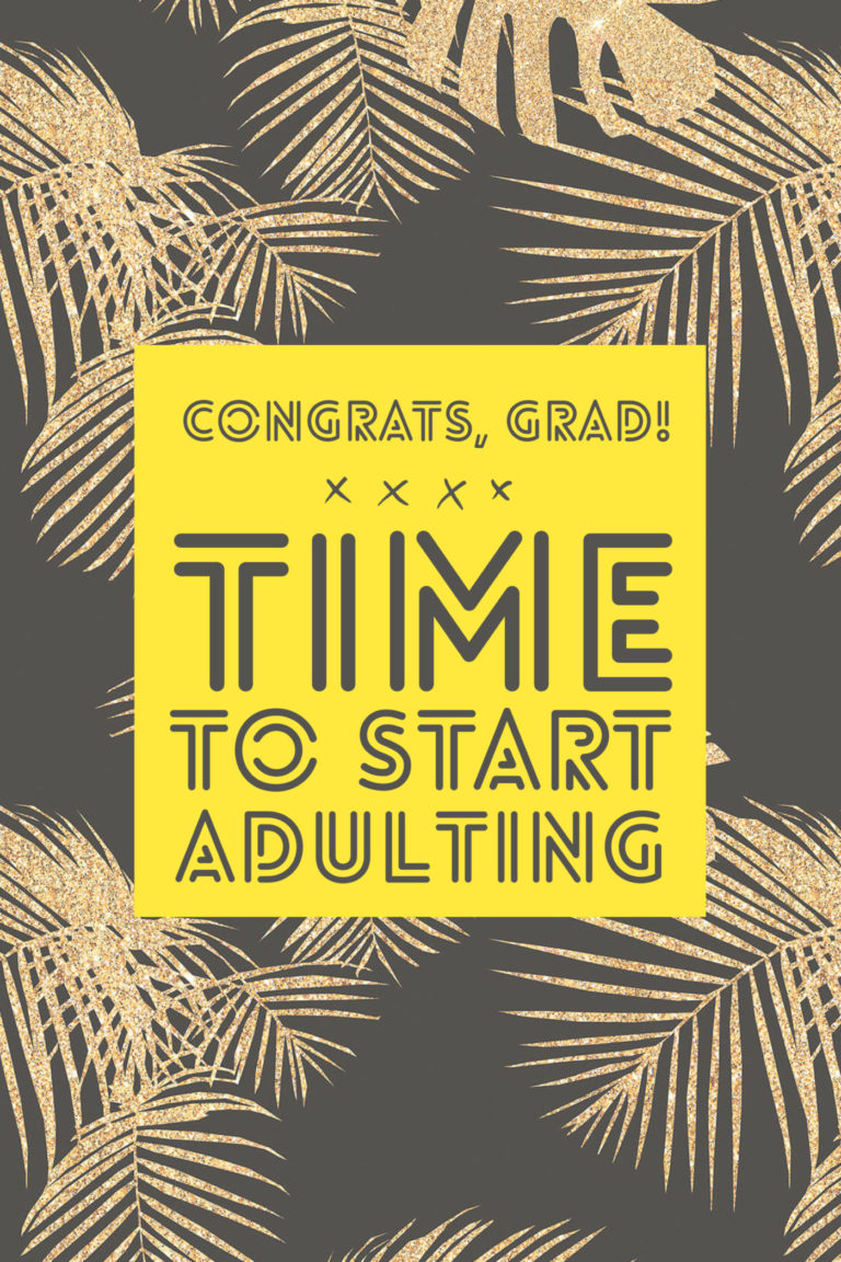 DIY Adulting Graduation Card