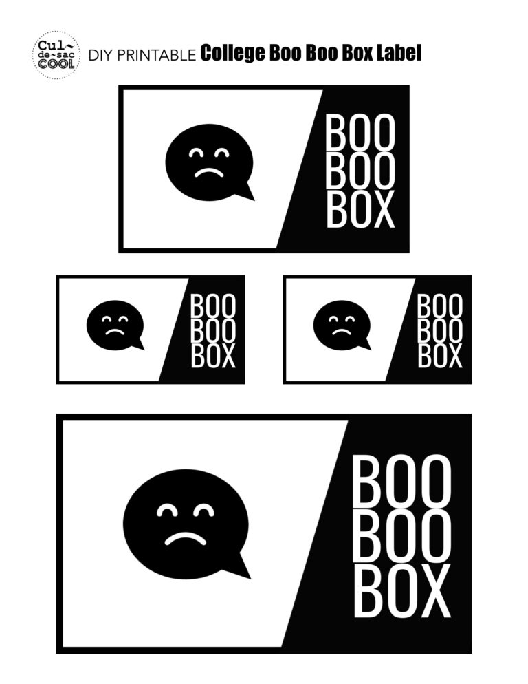 DIY College Boo Boo Box