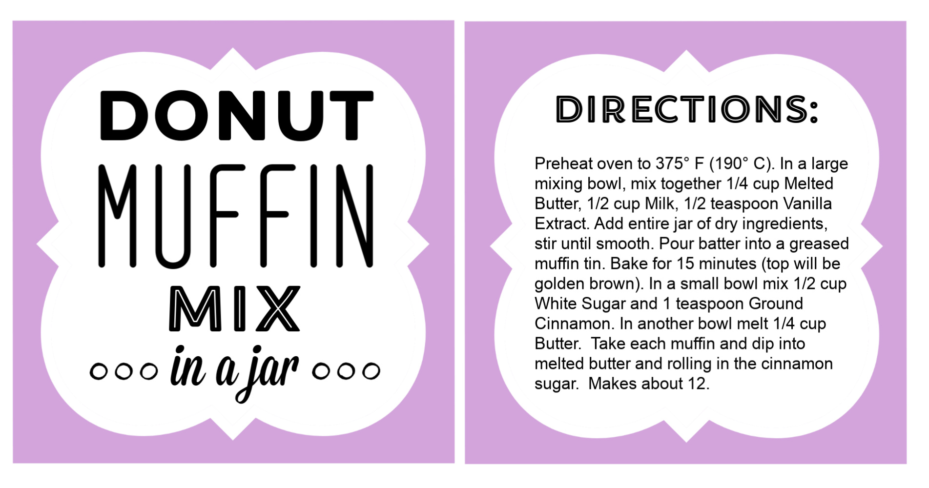 5 DIY Baked Gifts in a Jar with FREE Printable Recipe Tags - Part 3