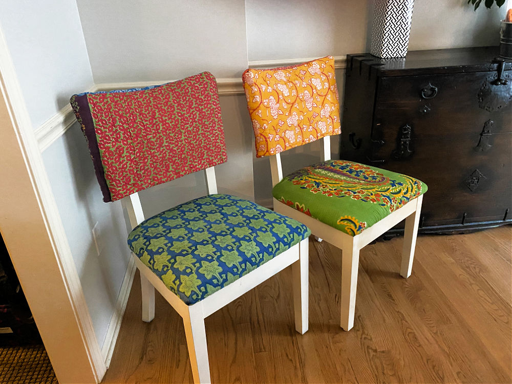 DIY Chair Makeovers - From Drab to a Bohemian Dream
